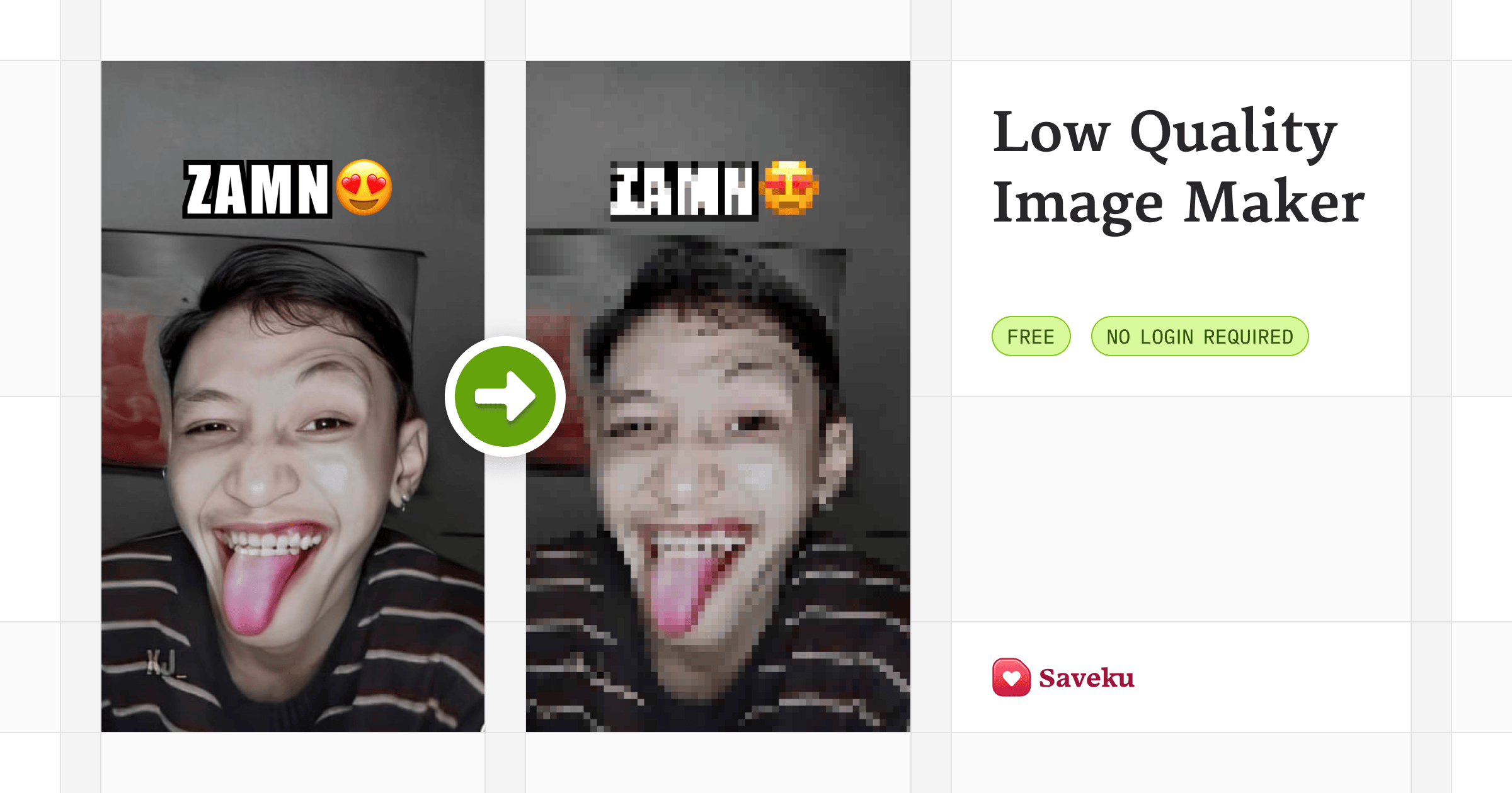 Make Image Low Quality Online Free - Low Quality Image Maker